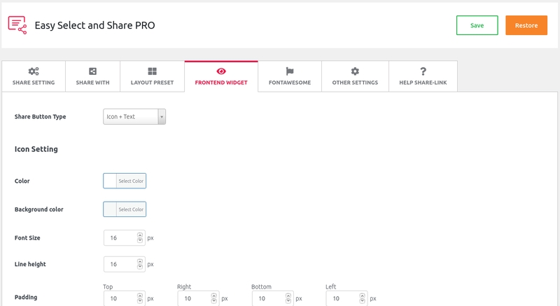 Easy Select and Share Pro by solwin | CodeCanyon
